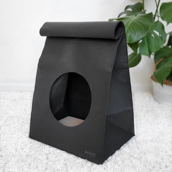 Out of Stock - PETS SO GOOD Hide & Seek Cat Bed, Small, Black - Chewy.com