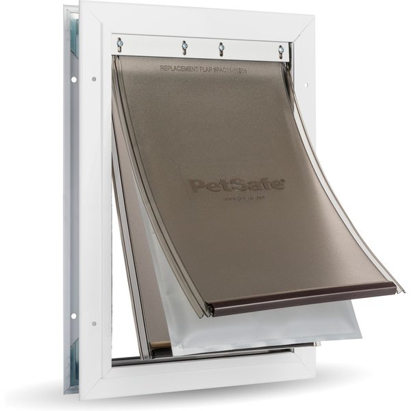 PETSAFE Aluminum Extreme Weather Dog & Cat Door, Medium - Chewy.com