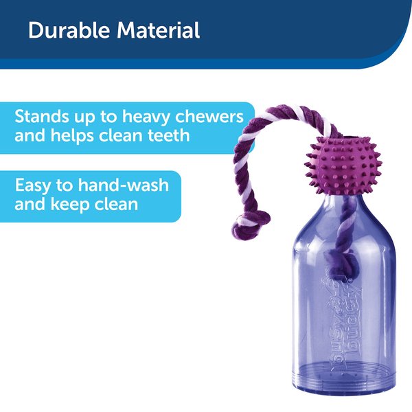 PETSAFE Busy Buddy Tug-A-Jug Treat Dispenser Tough Dog Chew Toy, Medium ...