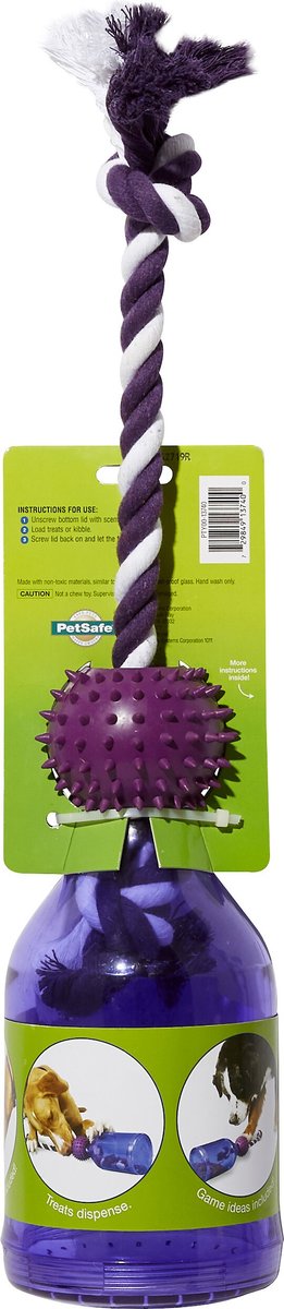 PETSAFE Busy Buddy Tug-A-Jug Treat Dispenser Tough Dog Chew Toy, Medium ...