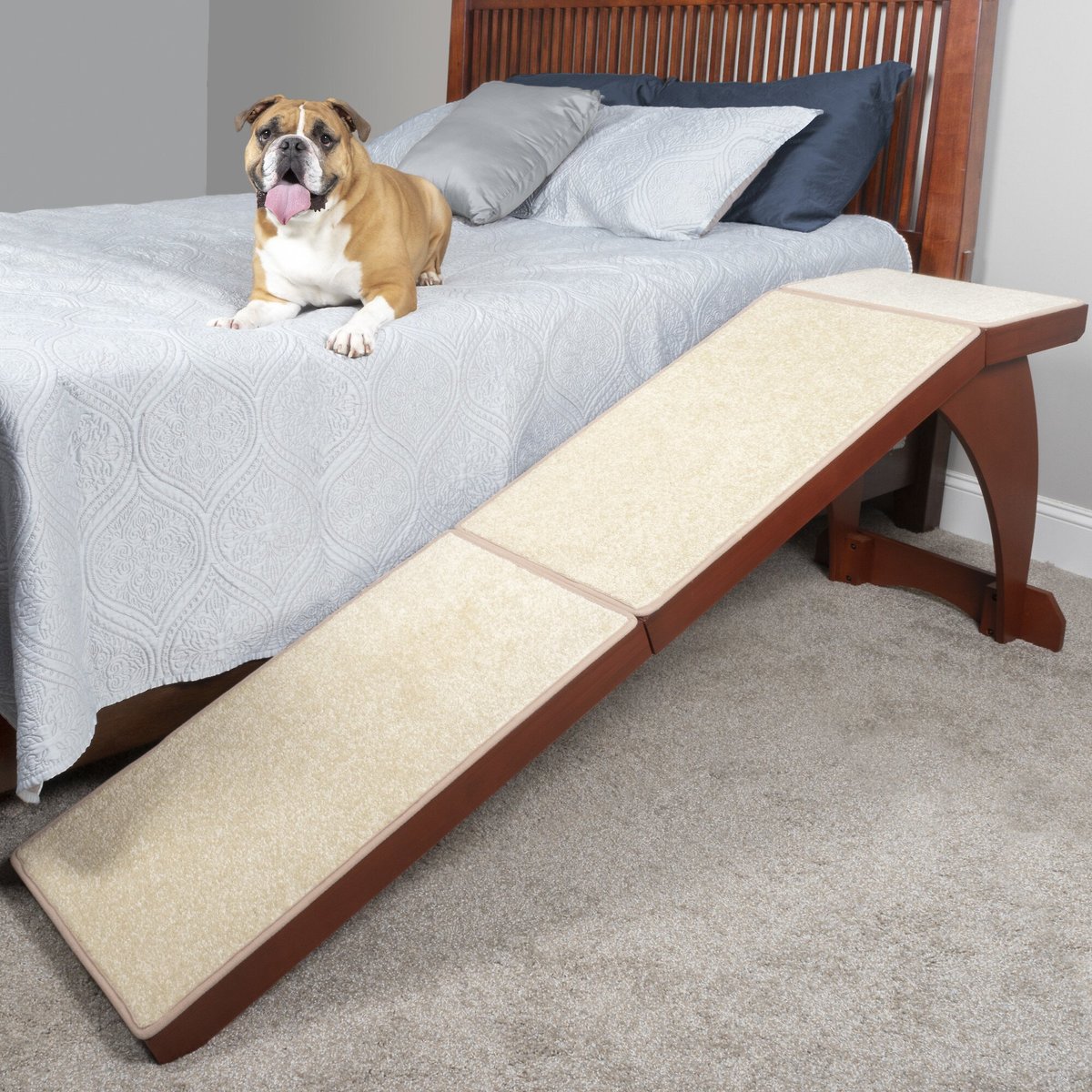 PETSAFE CozyUp Wooden Cat & Dog Ramp, Cherry - Chewy.com