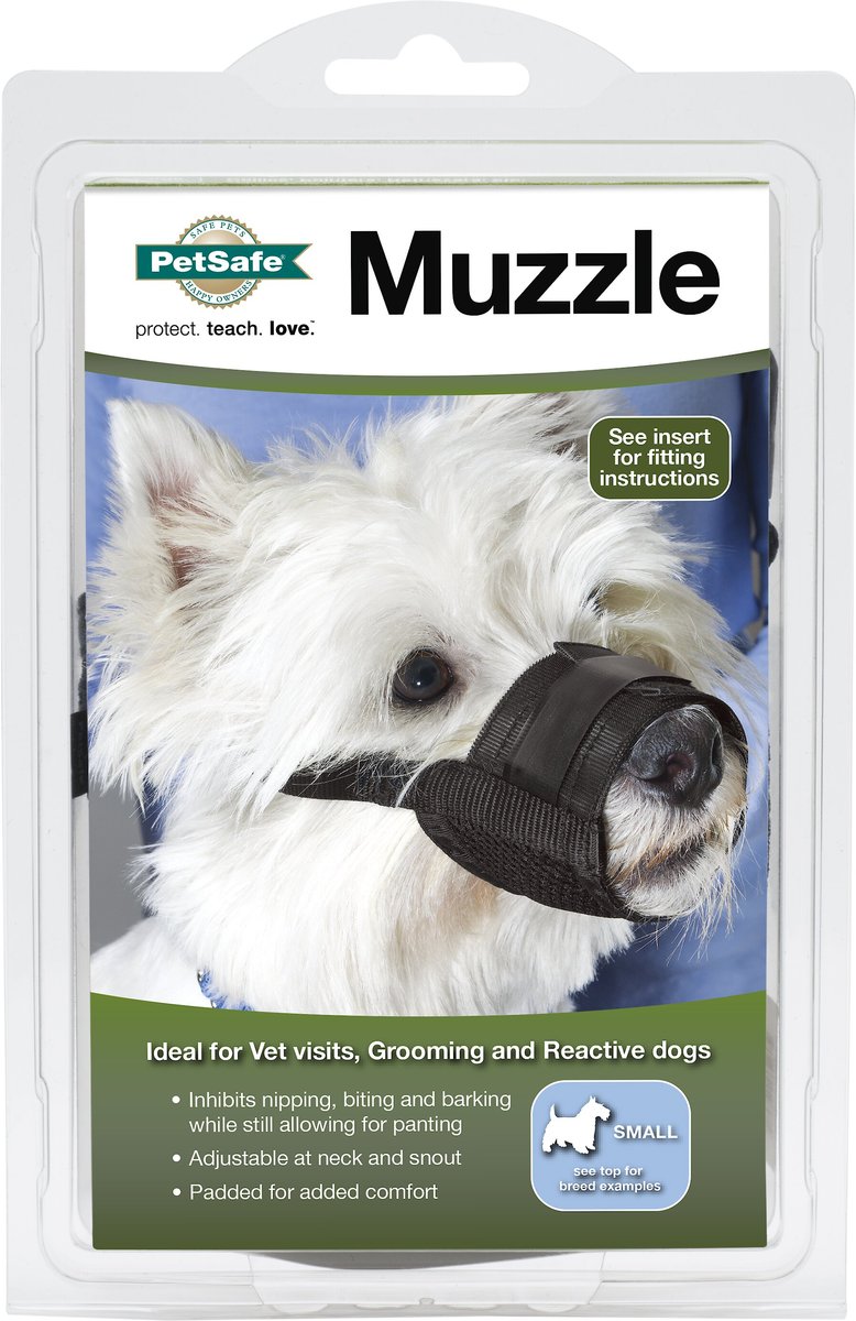 PETSAFE Dog Muzzle, Black, Small - Chewy.com