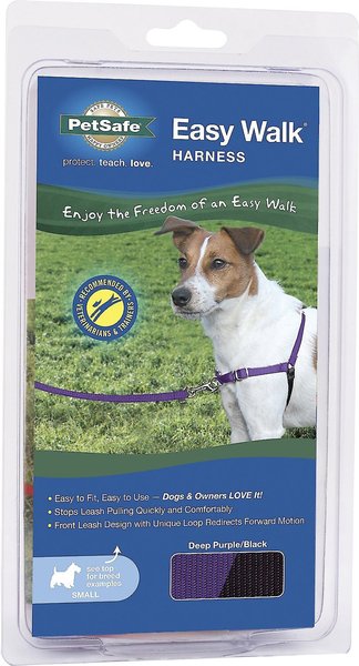 PETSAFE Easy Walk Dog Harness, Purple/Black, Small - Chewy.com