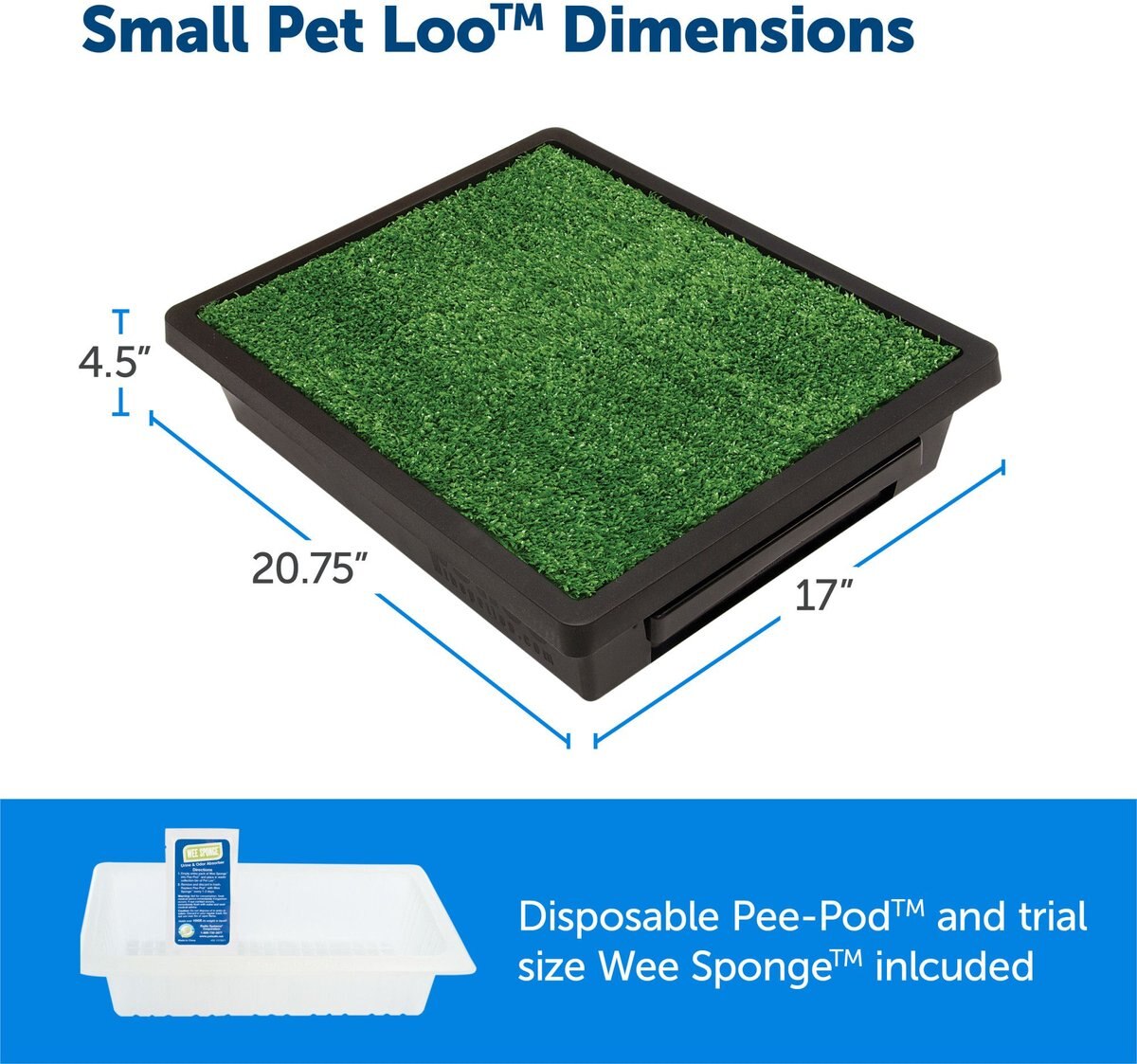 PETSAFE Pet Loo Portable Indoor & Outdoor Dog Potty, Small - Chewy.com