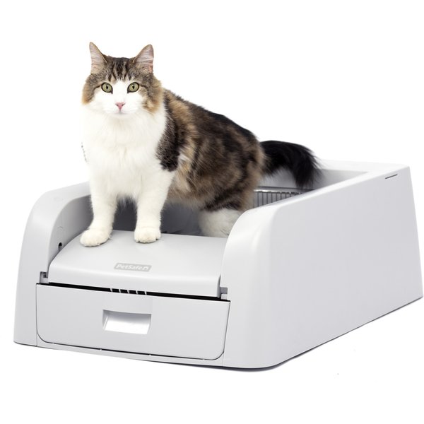 PETKIT PuraMax 2 Self Cleaning Cat Litter Box, White, X-Large: 24-in ...