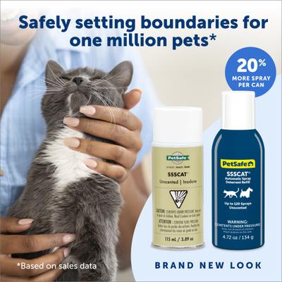 PETSAFE SSSCAT 1st & 2nd Generation Automatic Spray Pet Deterrent ...
