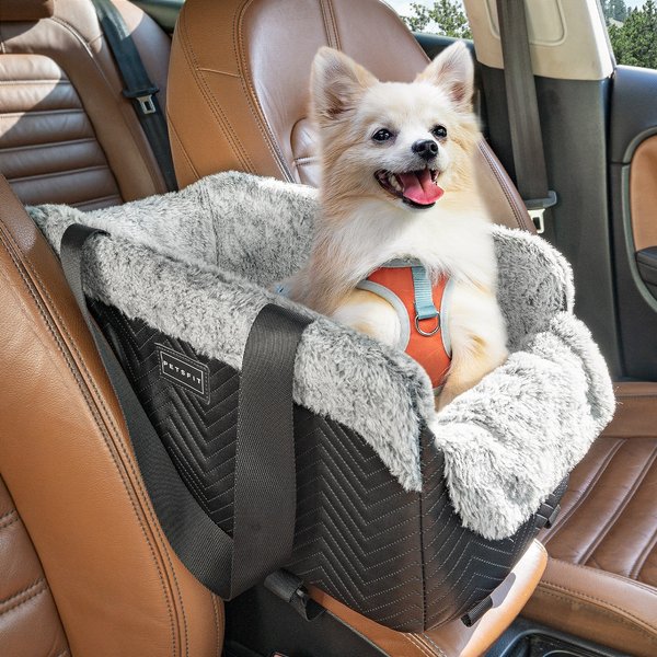 PETSFIT Small Dog Car Booster Seat, Black - Chewy.com