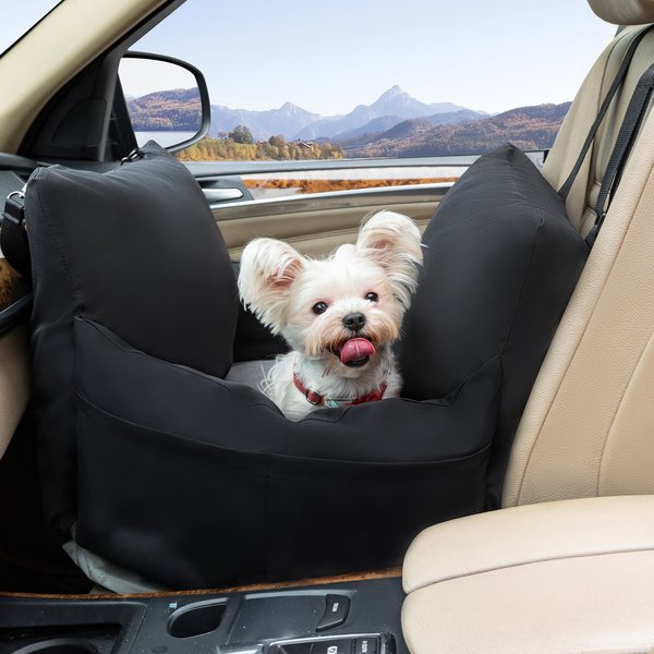 PETSFIT Small Dog Car Booster Seat, Black - Chewy.com