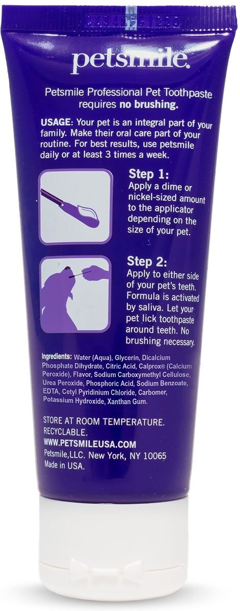 PETSMILE Professional Rotisserie Chicken Flavor Dog Toothpaste, Small ...