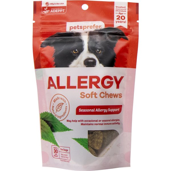 NATIVE PET Allergy & Immune Chews Allergy & Itch Relief Supplement for ...