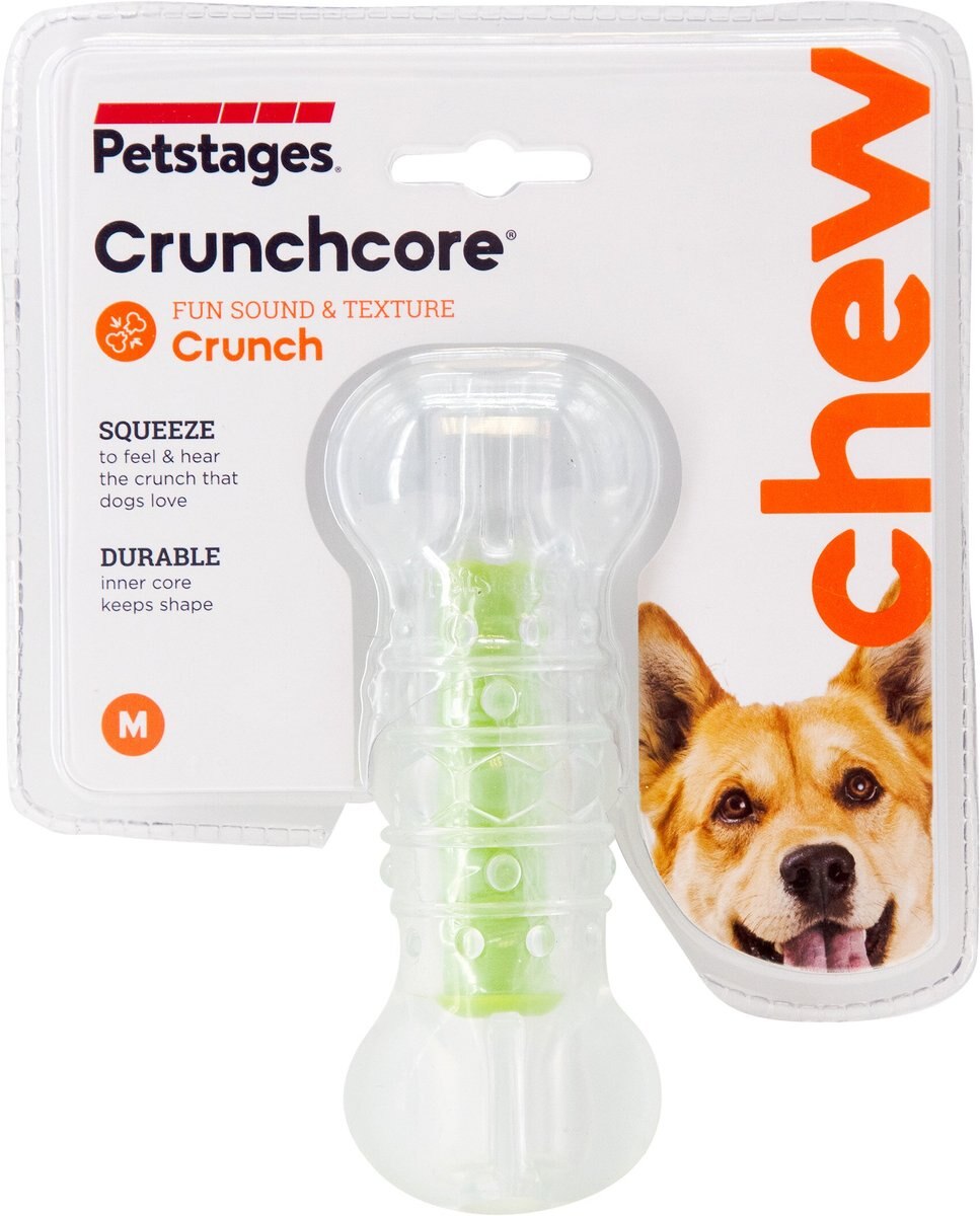PETSTAGES Crunch A Chew Tough Dog Chew Toy, Medium - Chewy.com
