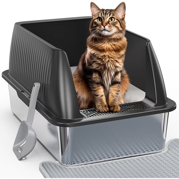 MICHU Container Cat Litter Box, BoBa - Chewy.com
