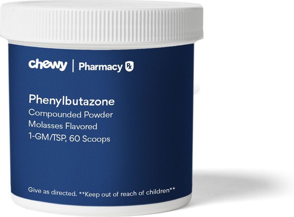 PHENYLBUTAZONE COMPOUNDED Powder Molasses Flavored for Horses, 1-GM/TSP ...