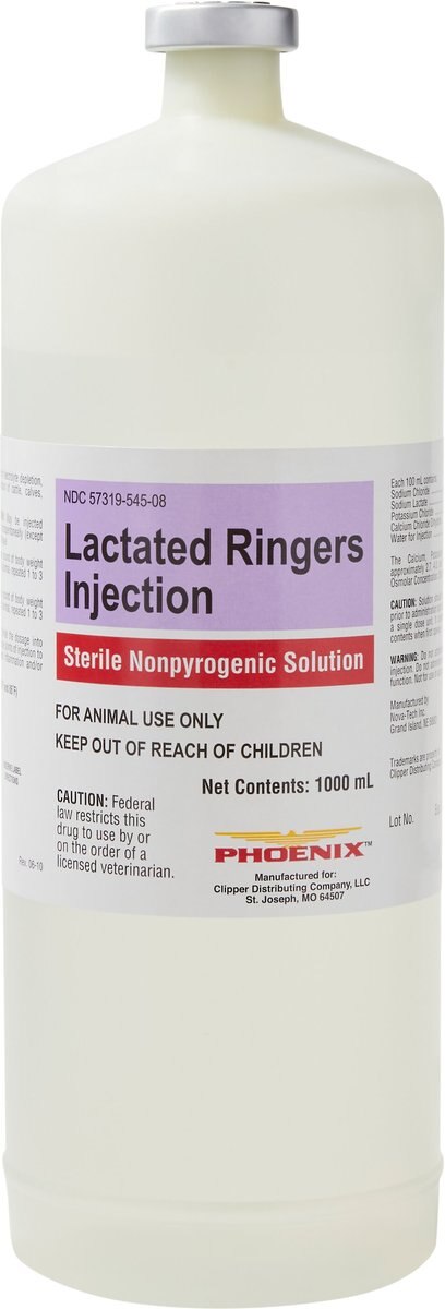 PHOENIX Lactated Ringers Electrolyte Injectable Bottle, 1000 mL - Easy ...