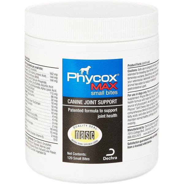 PHYCOX HypoAllergenic HA Small Bites Soft Chews Joint Supplement for ...