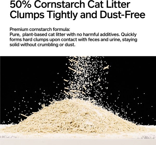 PIDAN Clumping Cornstarch & Tofu Cat Litter, 5.29-lb bag - Chewy.com
