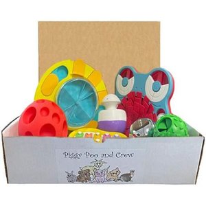 PIGGY POO AND CREW Pig Box Treat & Toy Kit, Pink - Chewy.com