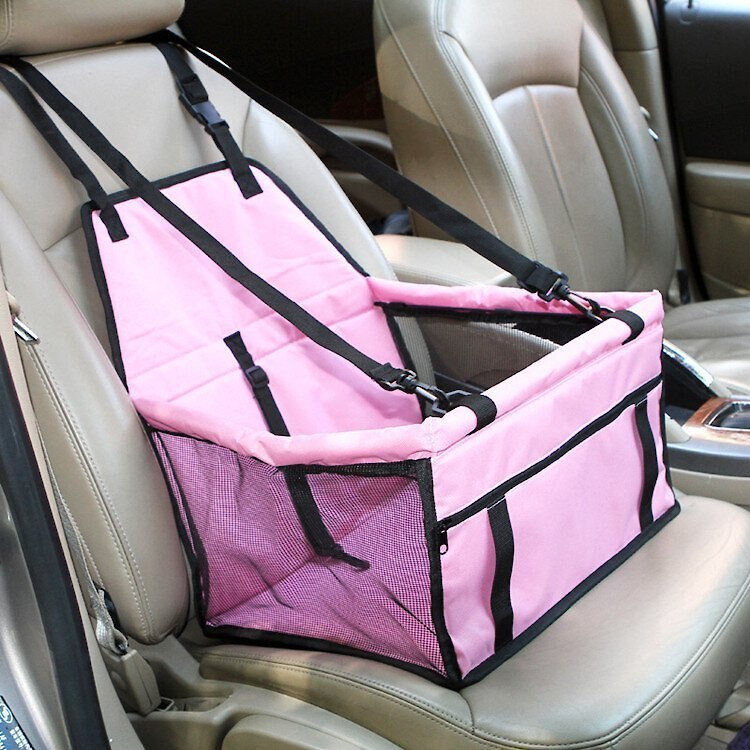 PIGGY POO AND CREW Pet Safety Car Seat with Clip On Safety Leash ...
