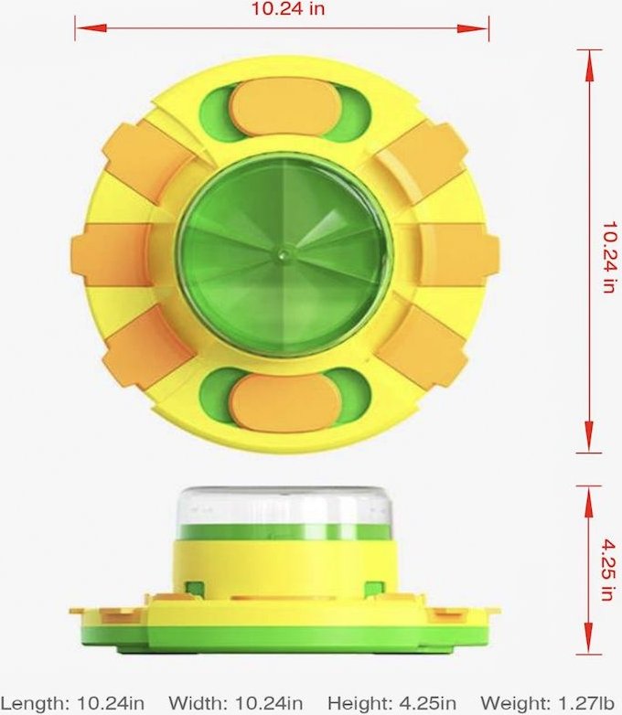 PIGGY POO AND CREW Treat Popper Puzzle Game, Green & Yellow - Chewy.com