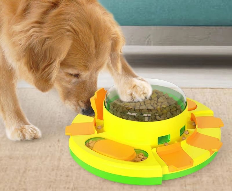 PIGGY POO AND CREW Treat Popper Puzzle Game, Green & Yellow - Chewy.com