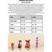 PINK PAPYRUS Adjustable Cushioned Dog Harness, Black, Medium: 20 to 28 ...