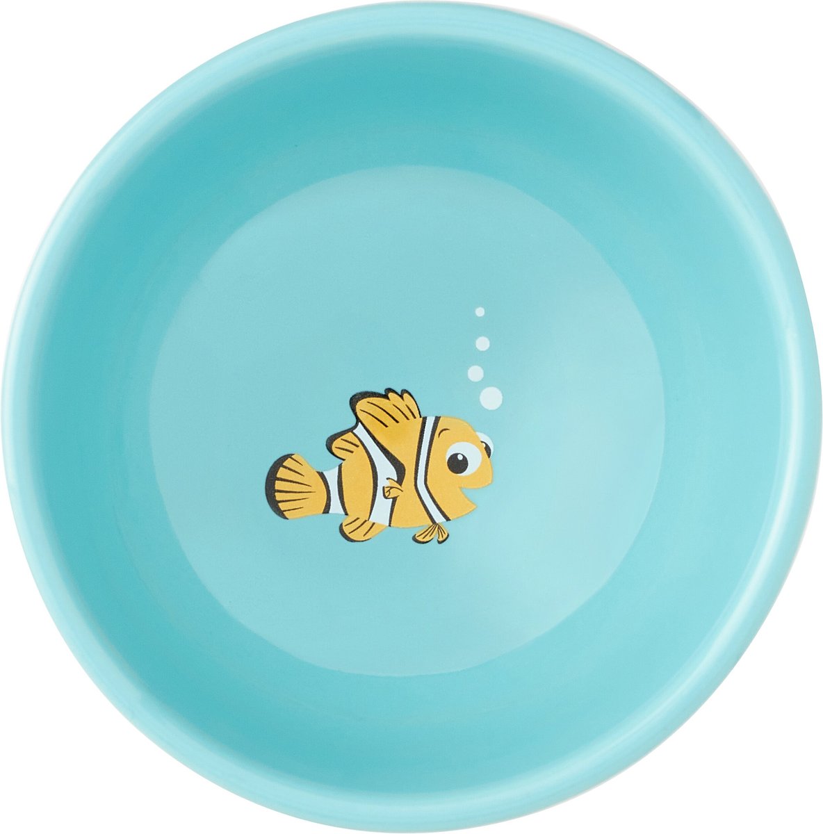 PIXAR Finding Nemo Tall Shape Non-Skid Elevated Ceramic Cat Bowl, 1 cup ...