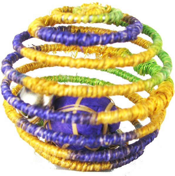 PLANET PLEASURES Spiral Ball with Catnip & Bell Cat Toy, Large - Chewy.com