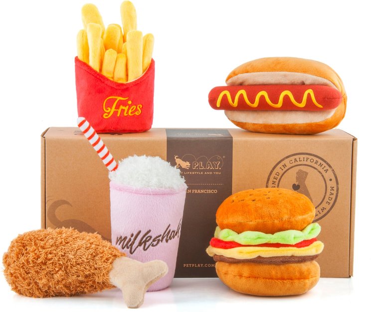 Burger Dog Toy (Free Shipping) | Chewy