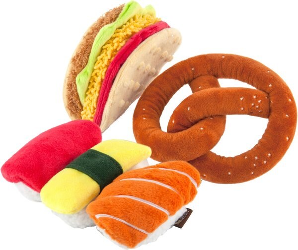P.L.A.Y. PET LIFESTYLE AND YOU International Classic Food Sushi Squeaky ...