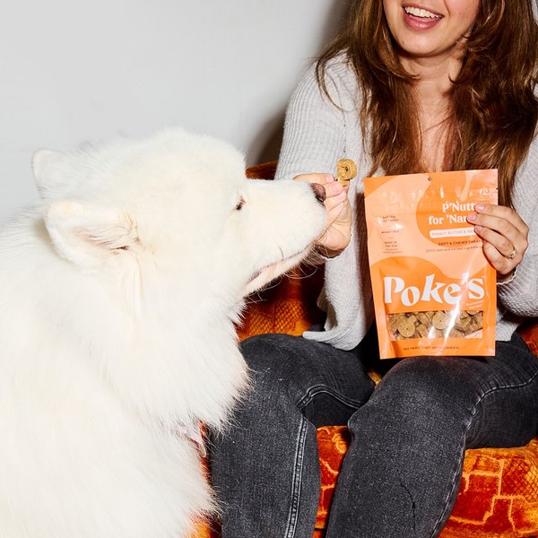 POKE'S P'Nutty for 'Nanas Soft & Chewy Dog Treats, 8-oz bag - Chewy.com