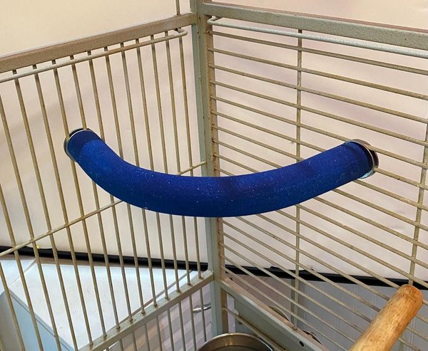 POLLY'S PET PRODUCTS Cozy Corner Bird Perch, Blue, Medium - Chewy.com