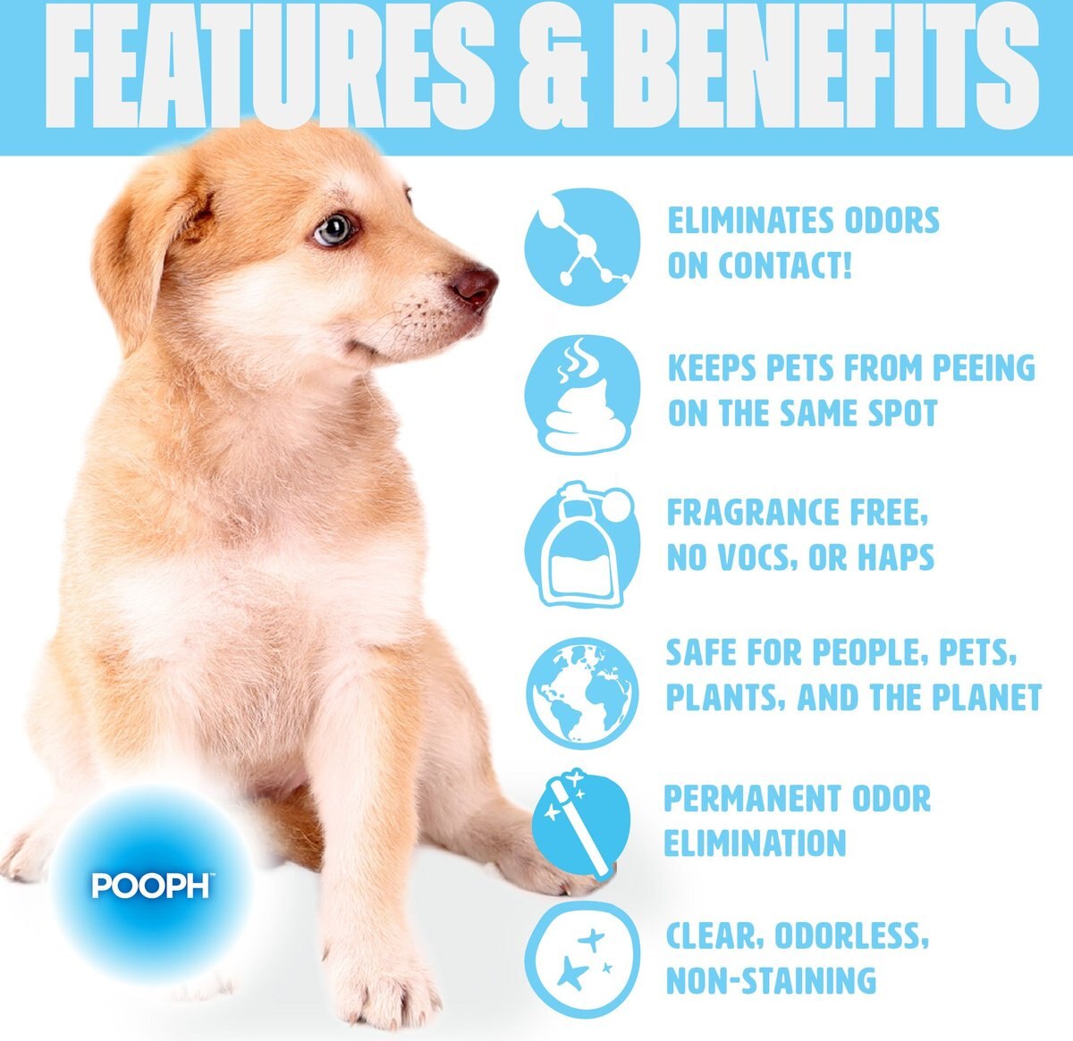 POOPH Pet Odor Eliminating Wipes, 100 count - Chewy.com