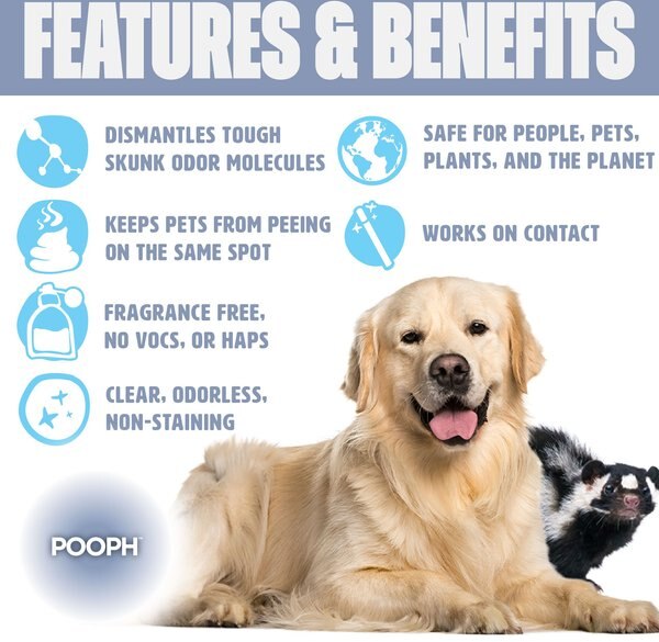 POOPH Skunk Odor Eliminator, 20-fl oz bottle - Chewy.com