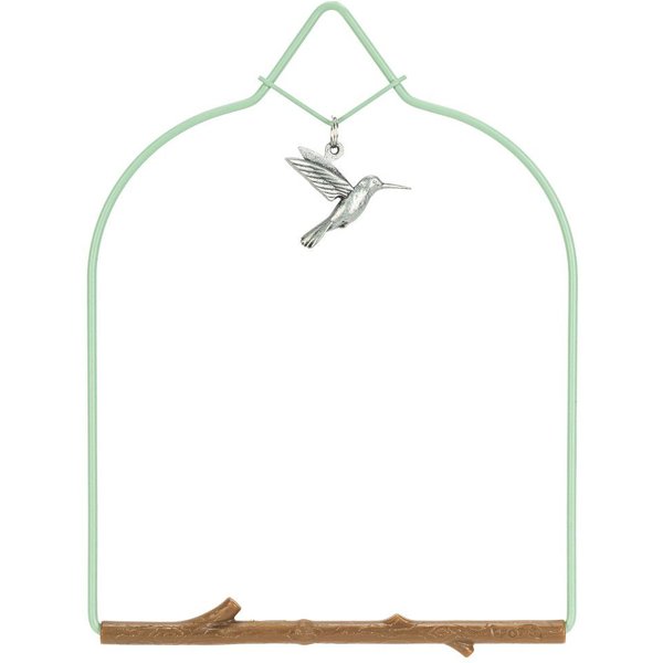 POP'S BIRDING Copper Hummingbird Swing, Bark Brown Perch - Chewy.com