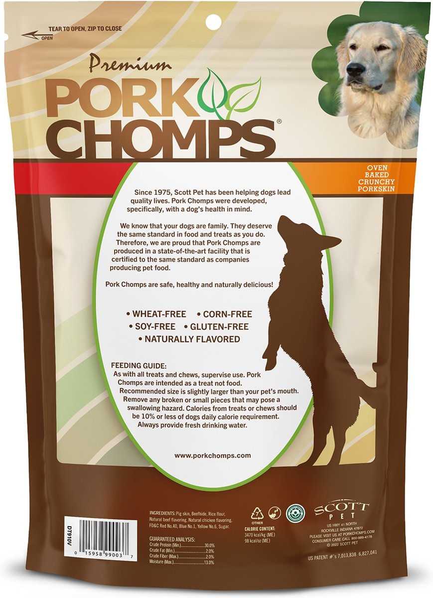 PORK CHOMPS Munchy Sticks Dog Treats, 100 count - Chewy.com
