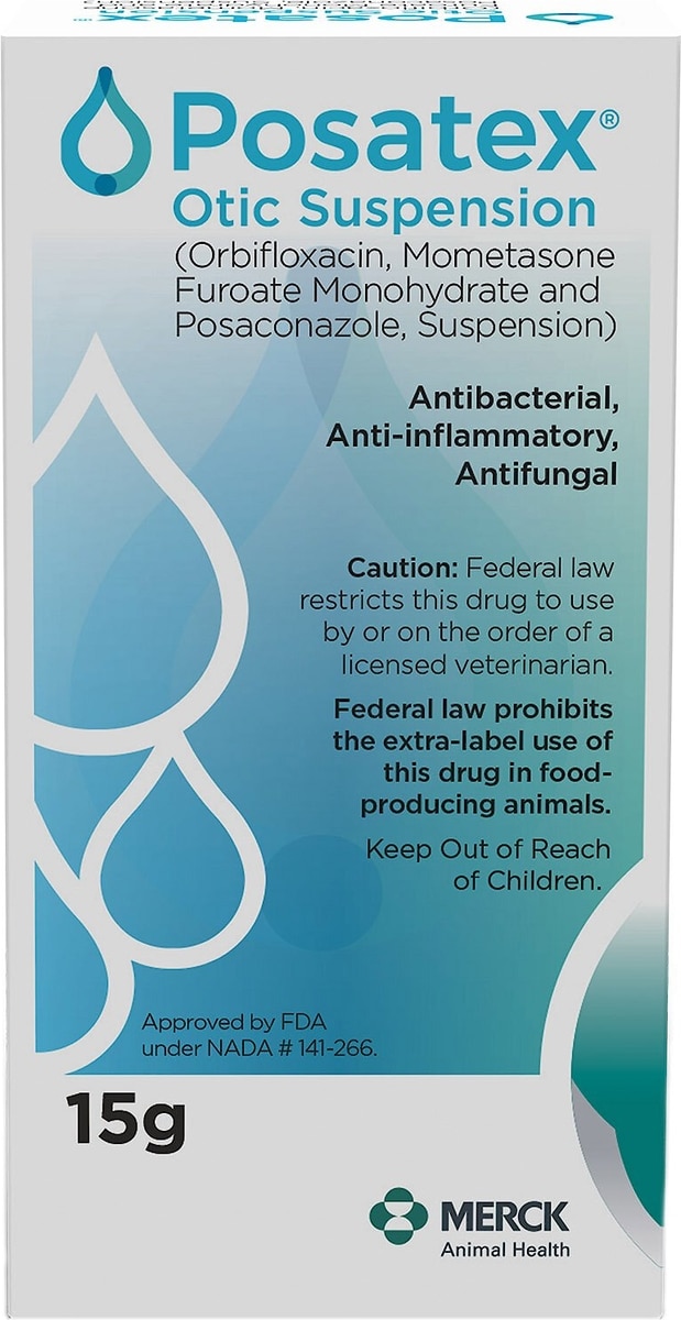 POSATEX Otic Suspension for Dogs, 15-g - Easy Refills | Chewy Rx