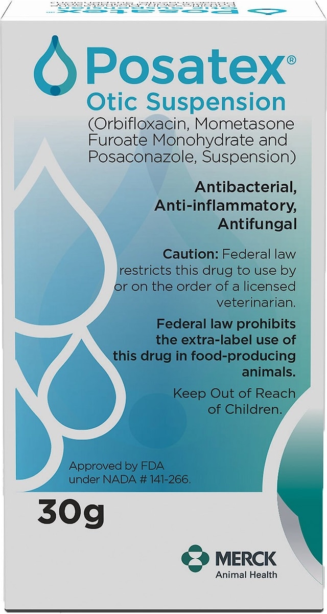 POSATEX Otic Suspension for Dogs, 30-g - Easy Refills | Chewy Rx