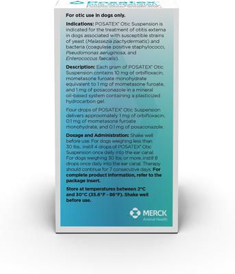 POSATEX Otic Suspension for Dogs, 30-g - Easy Refills | Chewy Rx