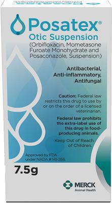 POSATEX Otic Suspension for Dogs, 7.5-g - Easy Refills | Chewy Rx