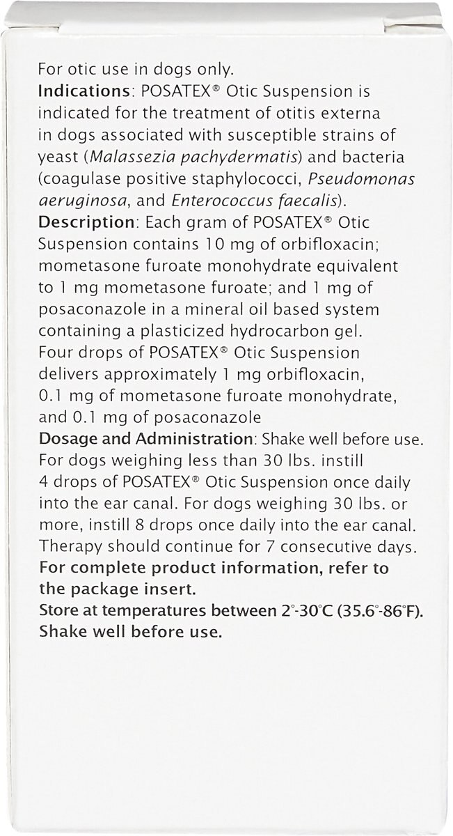 POSATEX Otic Suspension for Dogs, 7.5-g - Easy Refills | Chewy Rx