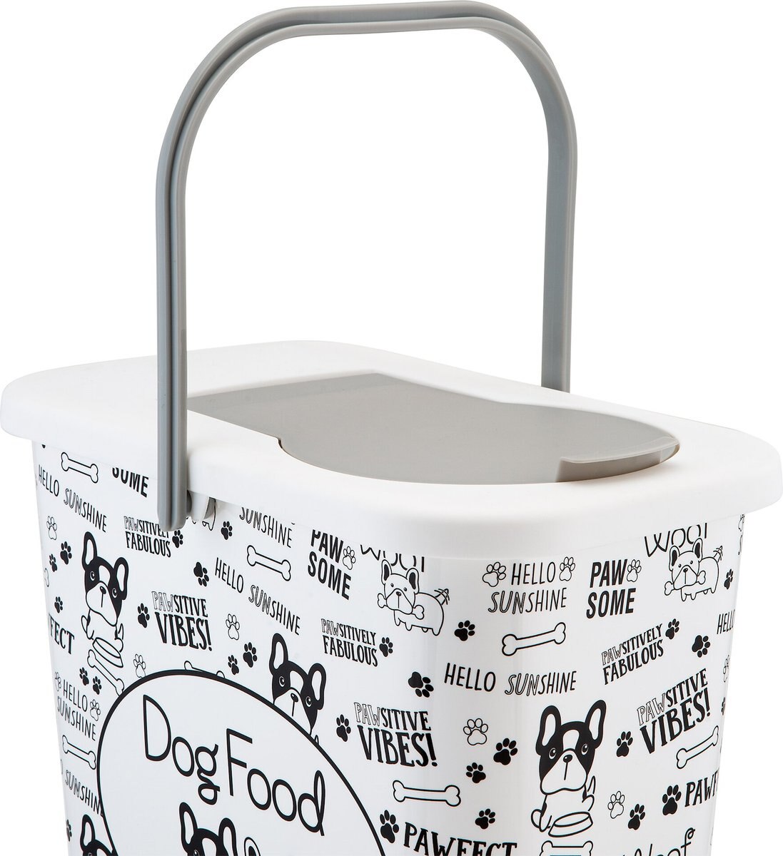POUNCE + FETCH Dry Pet Food Storage Container, 3-gal, Dog - Chewy.com