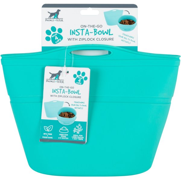 PRIMA PETS Collapsible Silicone Travel Dog & Cat Bowl with Carabiner ...