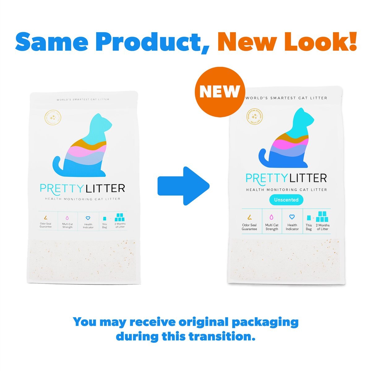 PRETTYLITTER Cat Litter, 8-lb bag, bundle of 3 - Chewy.com