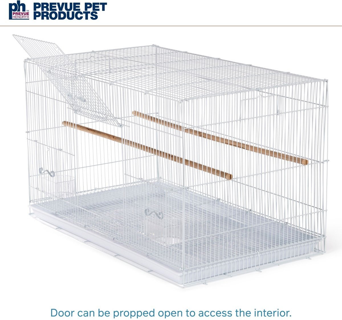 PREVUE PET PRODUCTS Small Bird Flight Cage, White - Chewy.com