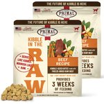 PRIMAL Kibble in the Raw Beef Recipe Non-GMO Freeze-Dried Dog Food, 86. ...