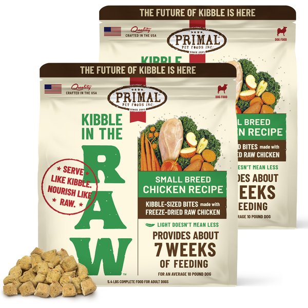PRIMAL Kibble in the Raw Beef Recipe Non-GMO Freeze-Dried Dog Food, 86. ...
