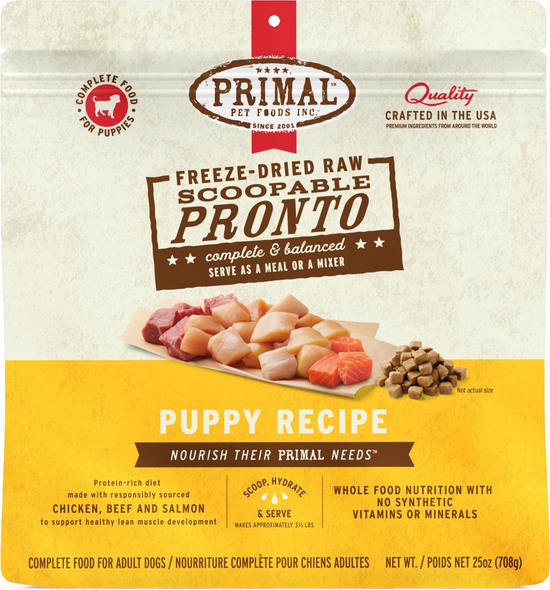 Out of Stock - PRIMAL Raw Pronto Puppy Recipe Dog Freeze-Dried Food, 25 ...
