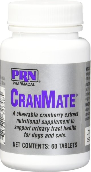 PRN PHARMACAL CranMate Dog & Cat Supplement, 60 count - Chewy.com