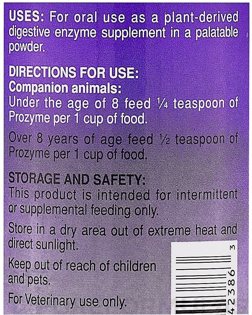 PRN PHARMACAL Prozyme Powder Supplement for Dog & Cats, 200-g - Chewy.com