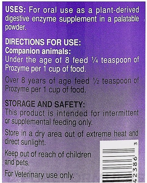 PRN PHARMACAL Prozyme Powder Supplement for Dog & Cats, 200-g - Chewy.com